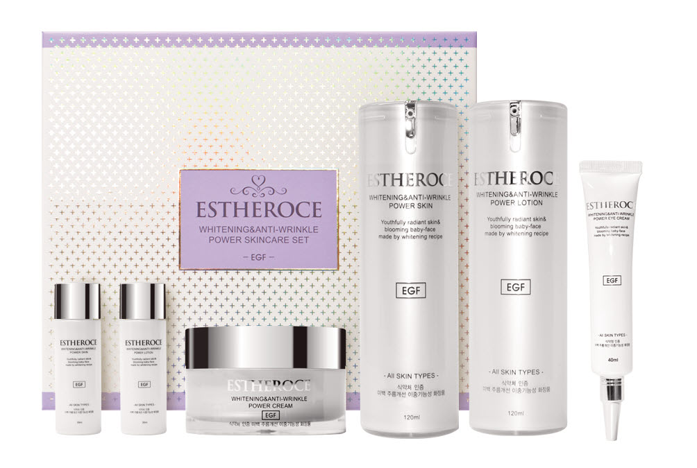 ESTHEROCE WHITENING & ANTI-WRINKLE POWER SKIN CARE SET (by GREEN COS.)